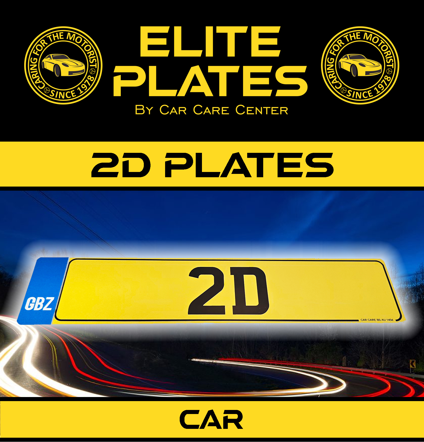Elite Plates - Premium Gibraltar Number Plates | Car Care Center