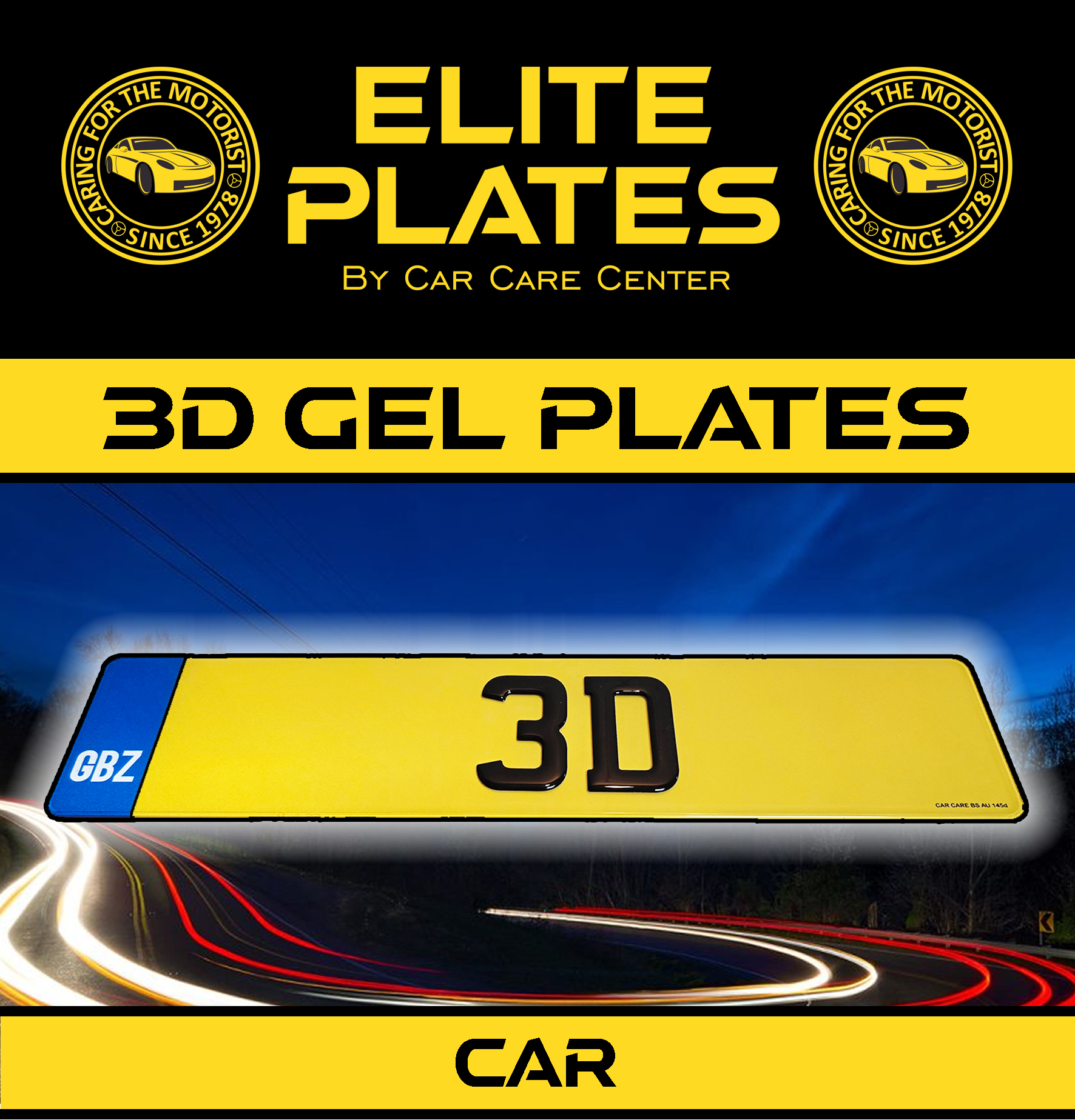 Elite Plates - Premium Gibraltar Number Plates | Car Care Center